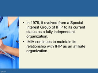Nursing informatics IMIA | PPT