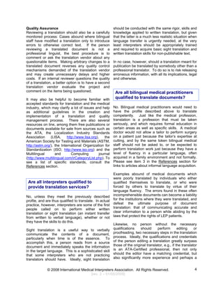 IMIA Medical Translation Guide | PDF | Desktop Publishing | Computer ...