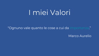 I miei valori | PPT