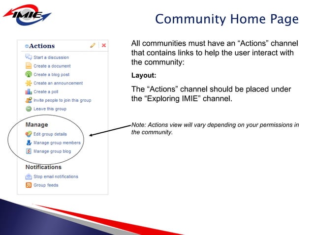 Imie Milbook Groups Imie Layout | PPT