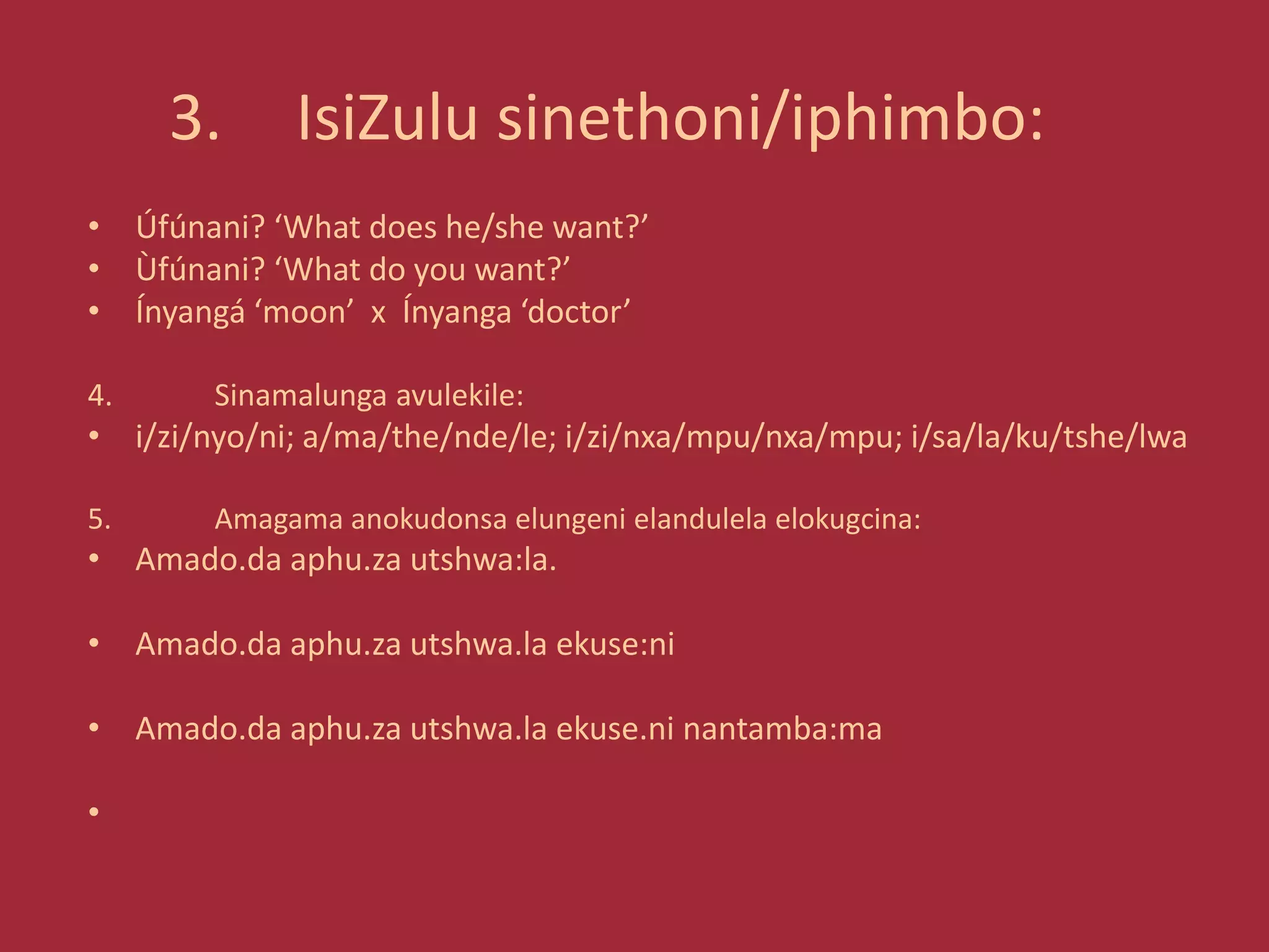 Imikhakha | PPTX
