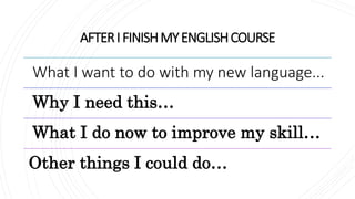 I'm in charge of my own learning | PPTX