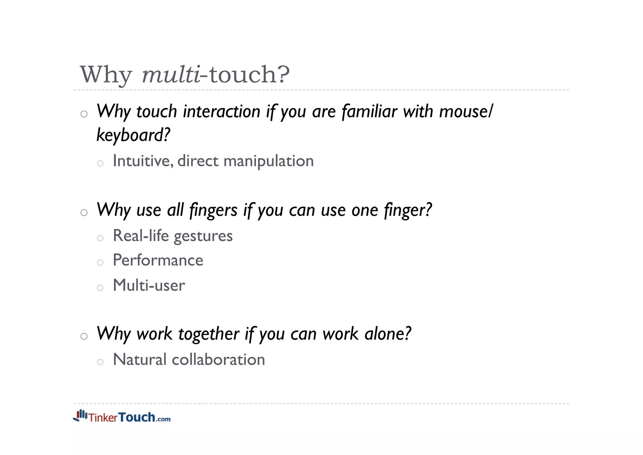 I Minds2009 Tinkertouch | PDF