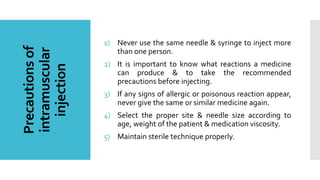 Intramuscular Injection(IM) injection | PPTX