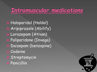INTRAMUSCULAR INJECTIONS | PPTX