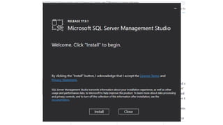 SQL Server installation | PPTX