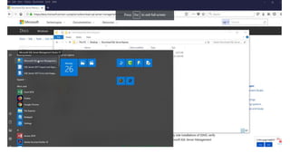SQL Server installation | PPTX