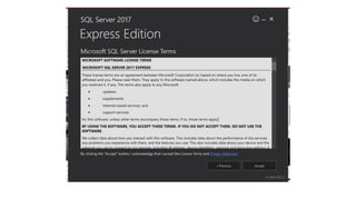 SQL Server installation | PPTX