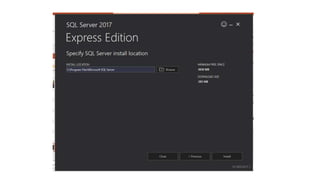 SQL Server installation | PPTX
