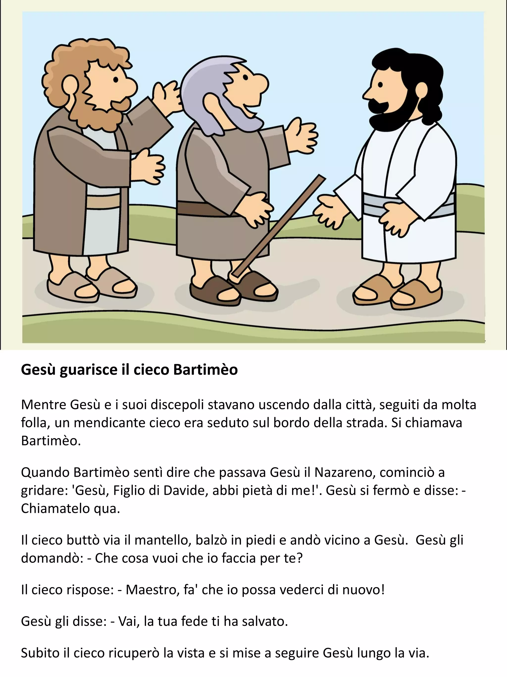 I miracoli di Gesù per i bambini | PDF