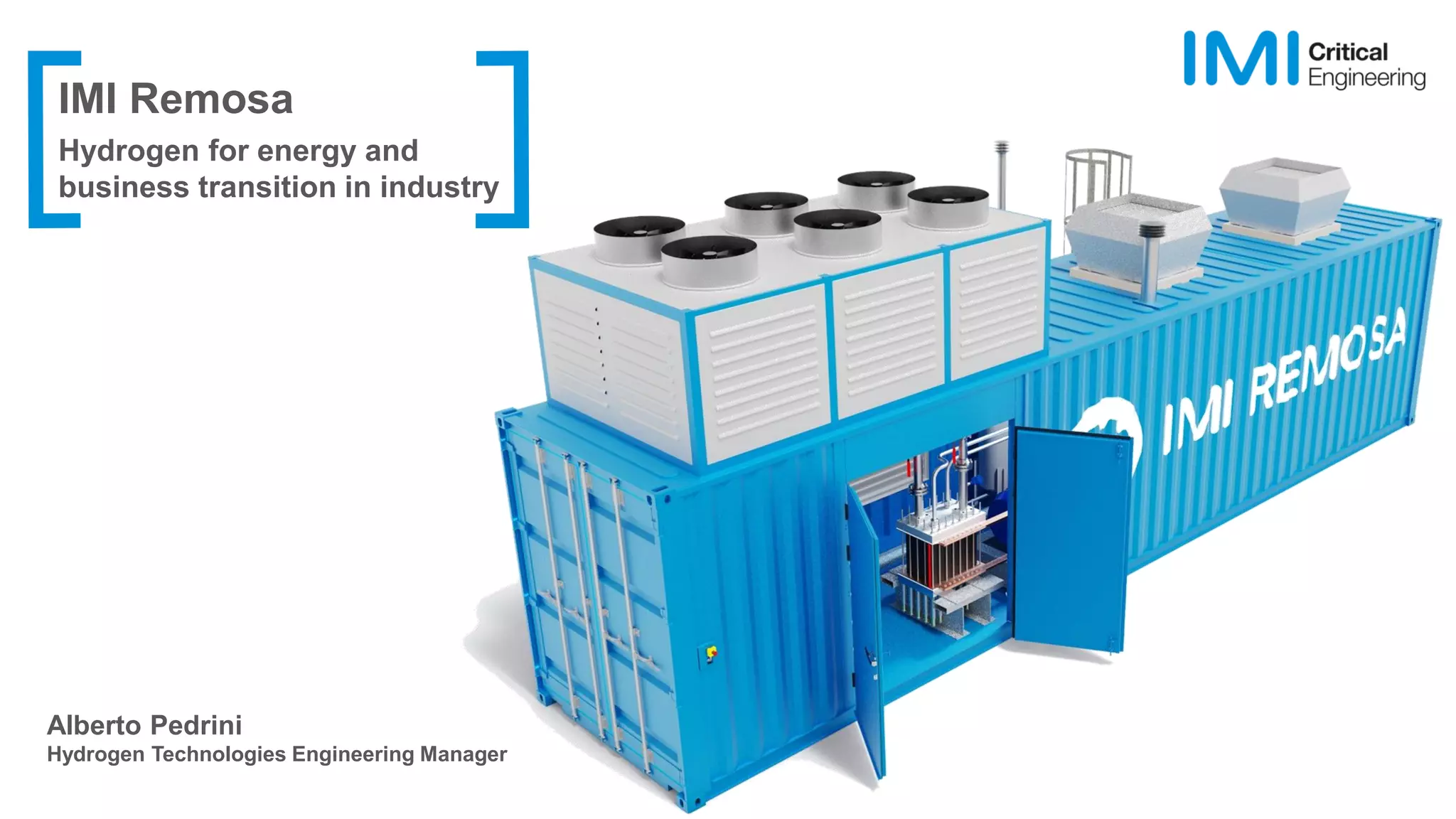 Imi remosa - Hydrogen for energy and business transition in industry ...