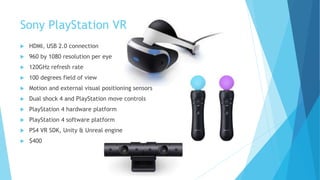 VR Devices and Methods of Development | PPT