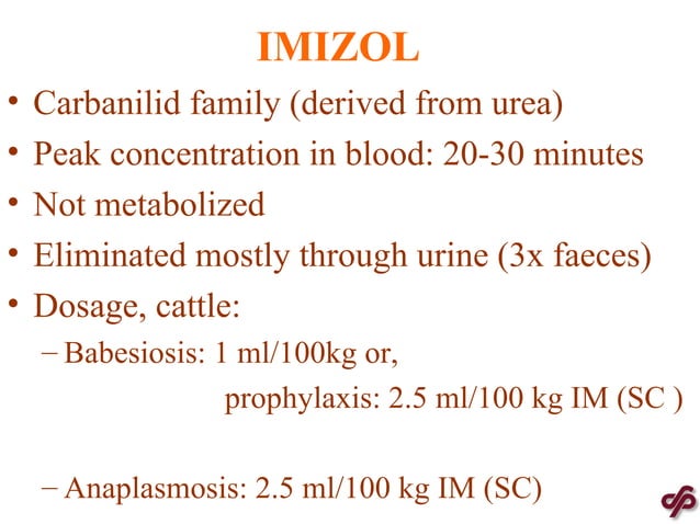Imizol overview (meo athens mtg) msd antiparasitarios finca productiva ...