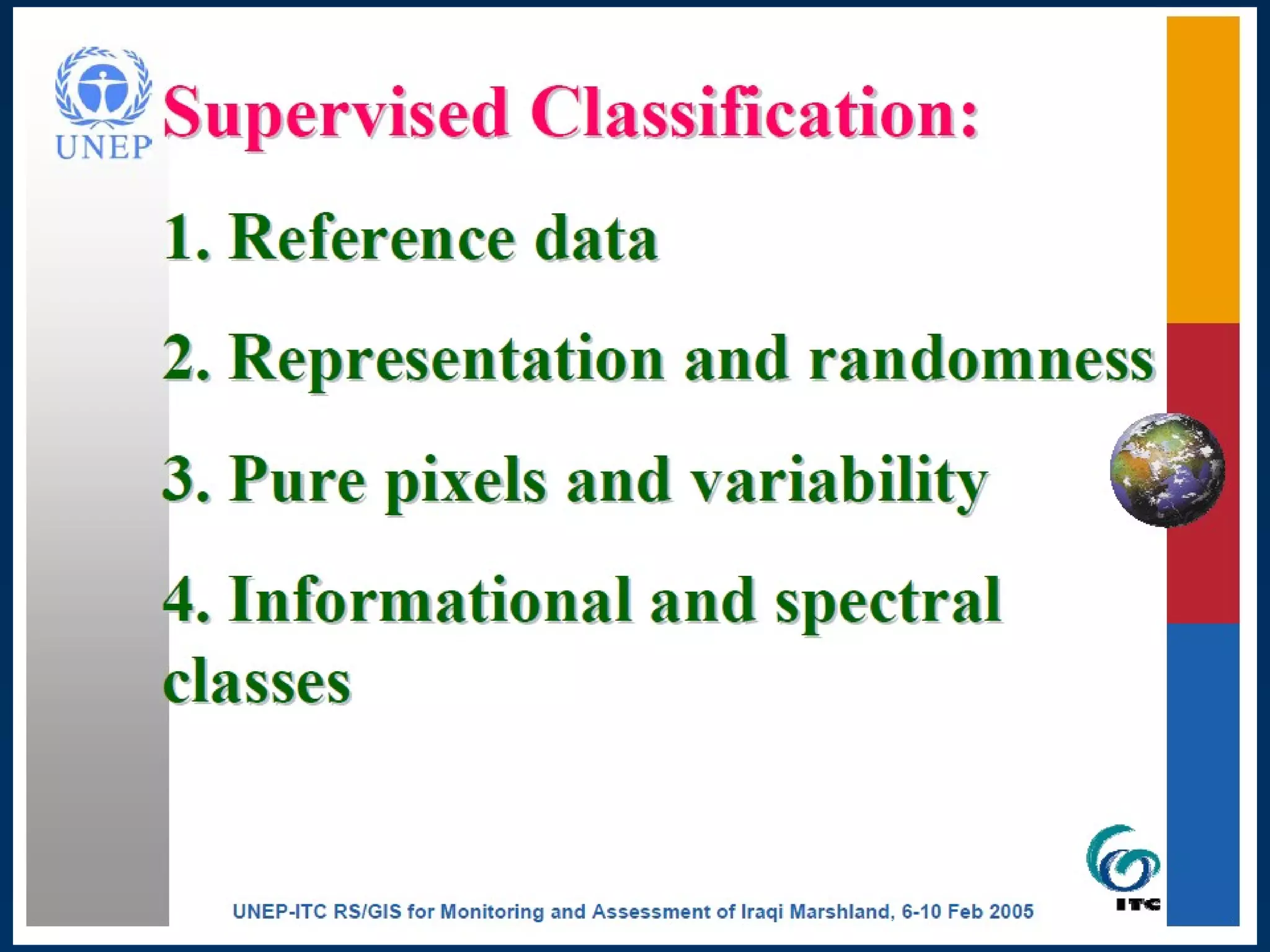Image classification, remote sensing, P K MANI | PPT