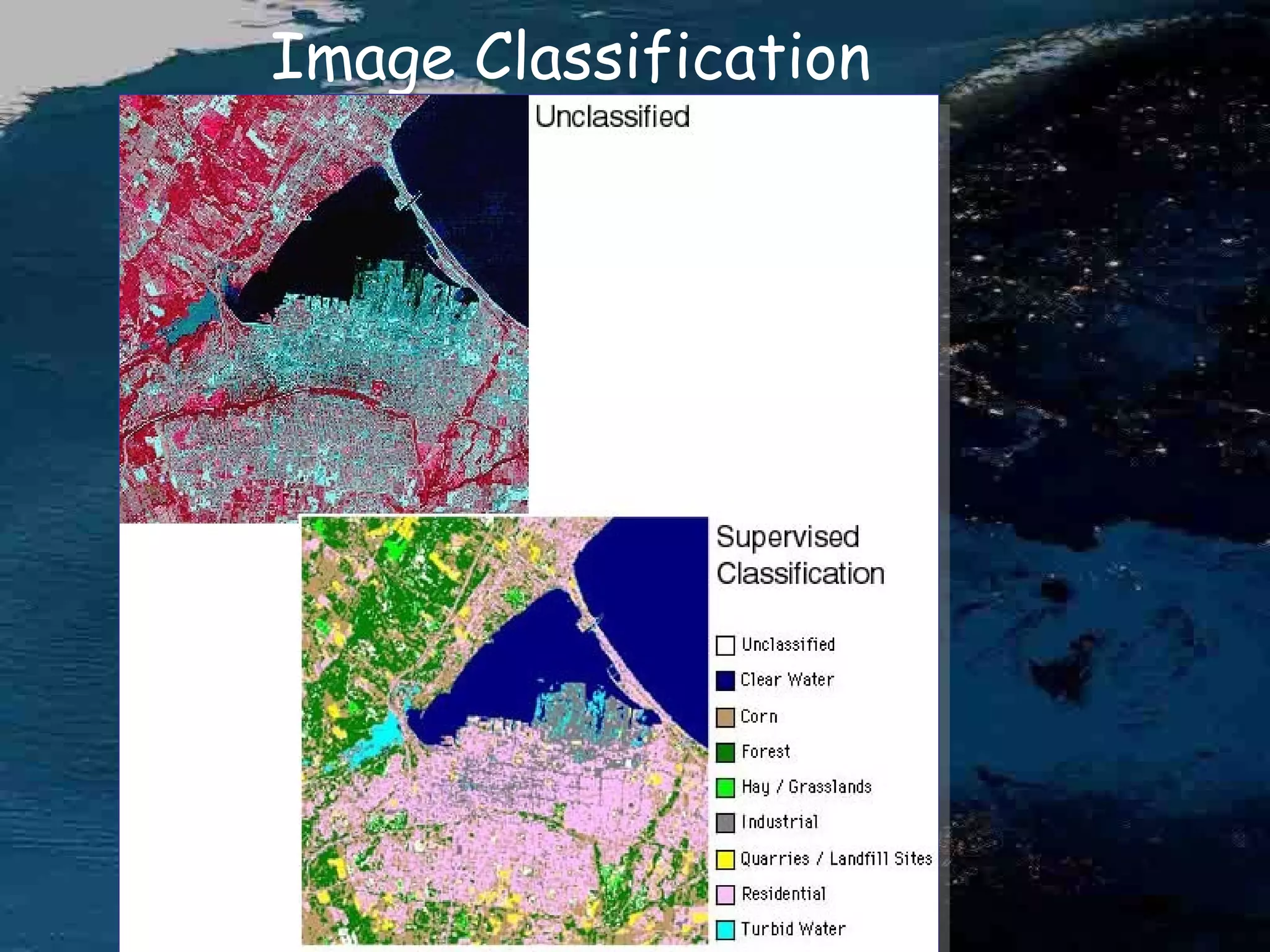 Image classification, remote sensing, P K MANI | PPT