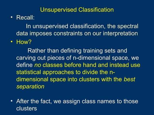 Image classification, remote sensing, P K MANI | PPT