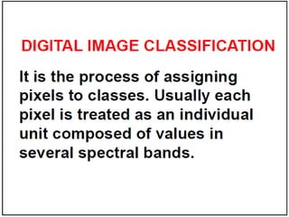 Image classification, remote sensing, P K MANI | PPT