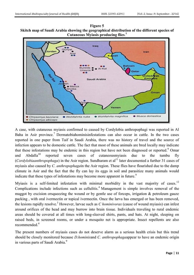 Cutaneous Myiasis in Saudi Infant: A Rare Case Report | PDF