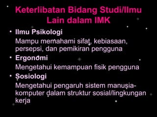 Interaksi Manusia dan Komputer | PPT