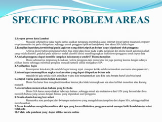 evaluasi teori heuristik di sistem informasi akdemik | PPT