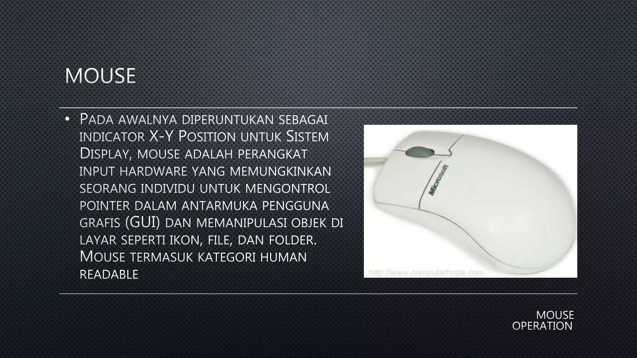 Materi IMK - Control mouse | PPTX