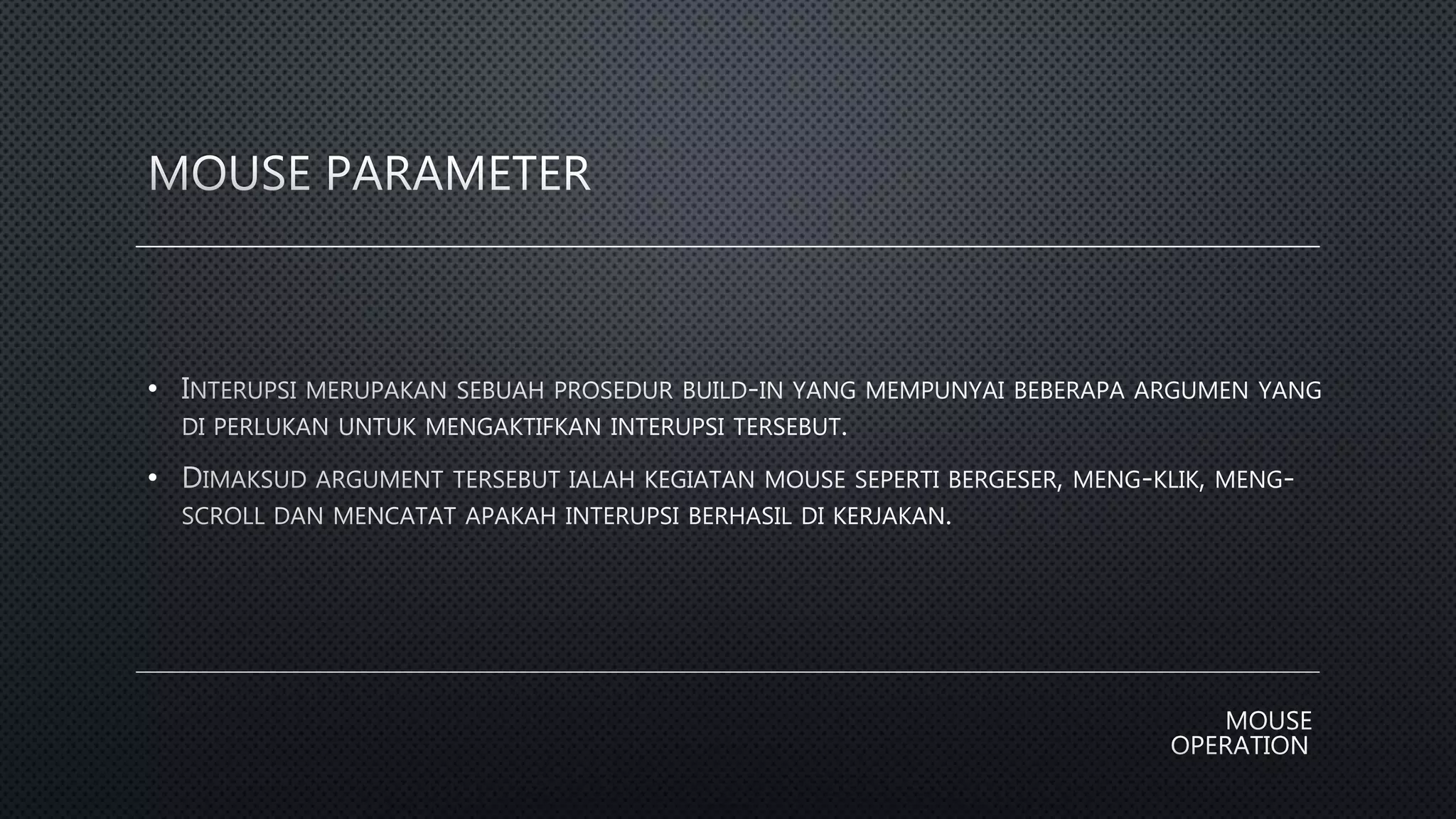 Materi IMK - Control mouse | PPTX