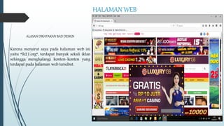 IMK BAD DESIGN | PPT