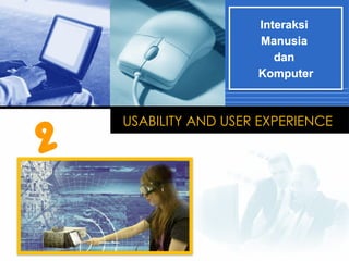 Human Computer Interaction - Usability & User Experience | PPTX