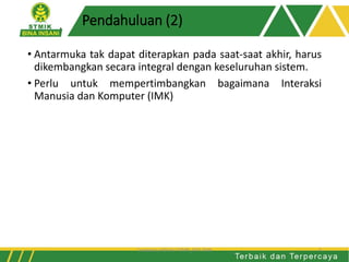 Pertemuan 1 Konsep Dasar IMK | PDF