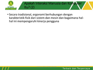 Pertemuan 1 Konsep Dasar IMK | PDF