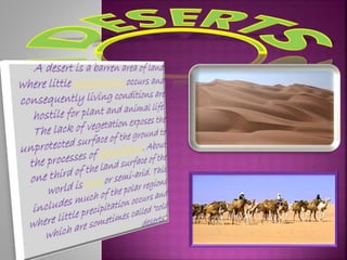 Deserts | PPT
