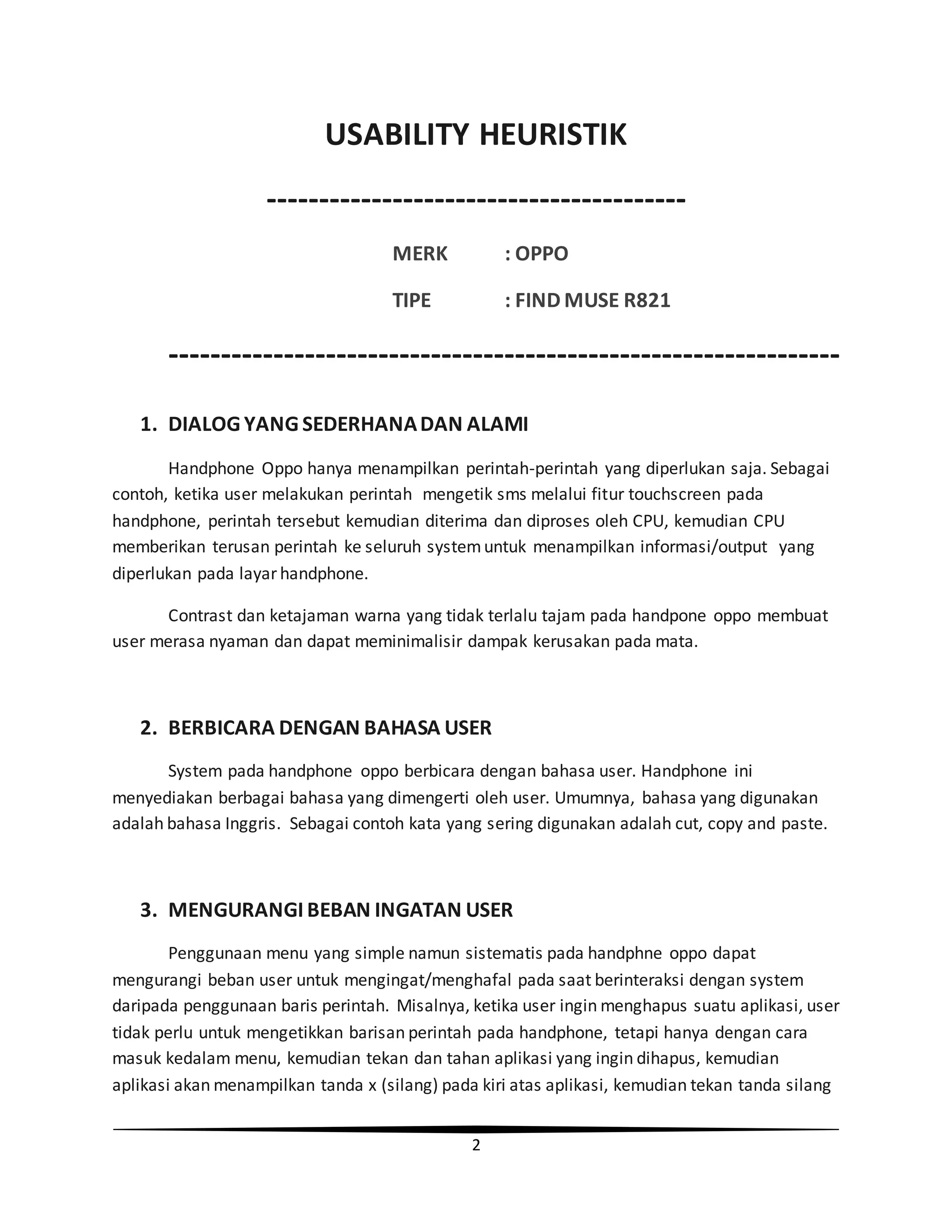 Imk usability heuristik | DOCX