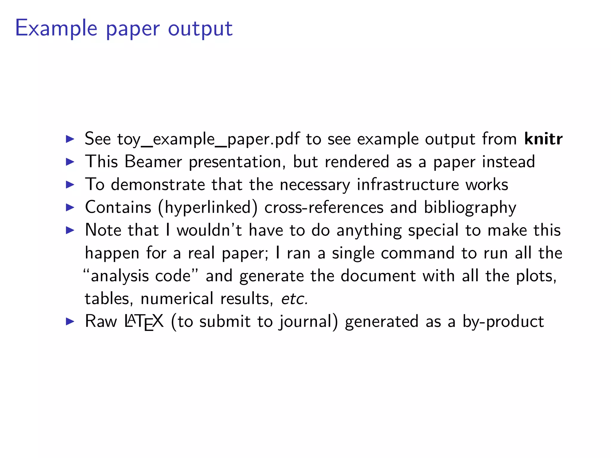 Language-agnostic data analysis workflows and reproducible research | PPT
