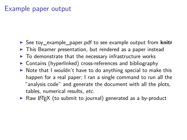Language-agnostic data analysis workflows and reproducible research | PPT