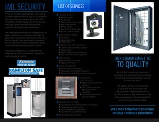 IML Security Brochure | PPT