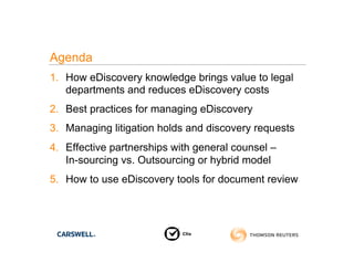 5 things municipal lawyers need to know about eDiscovery | PPT