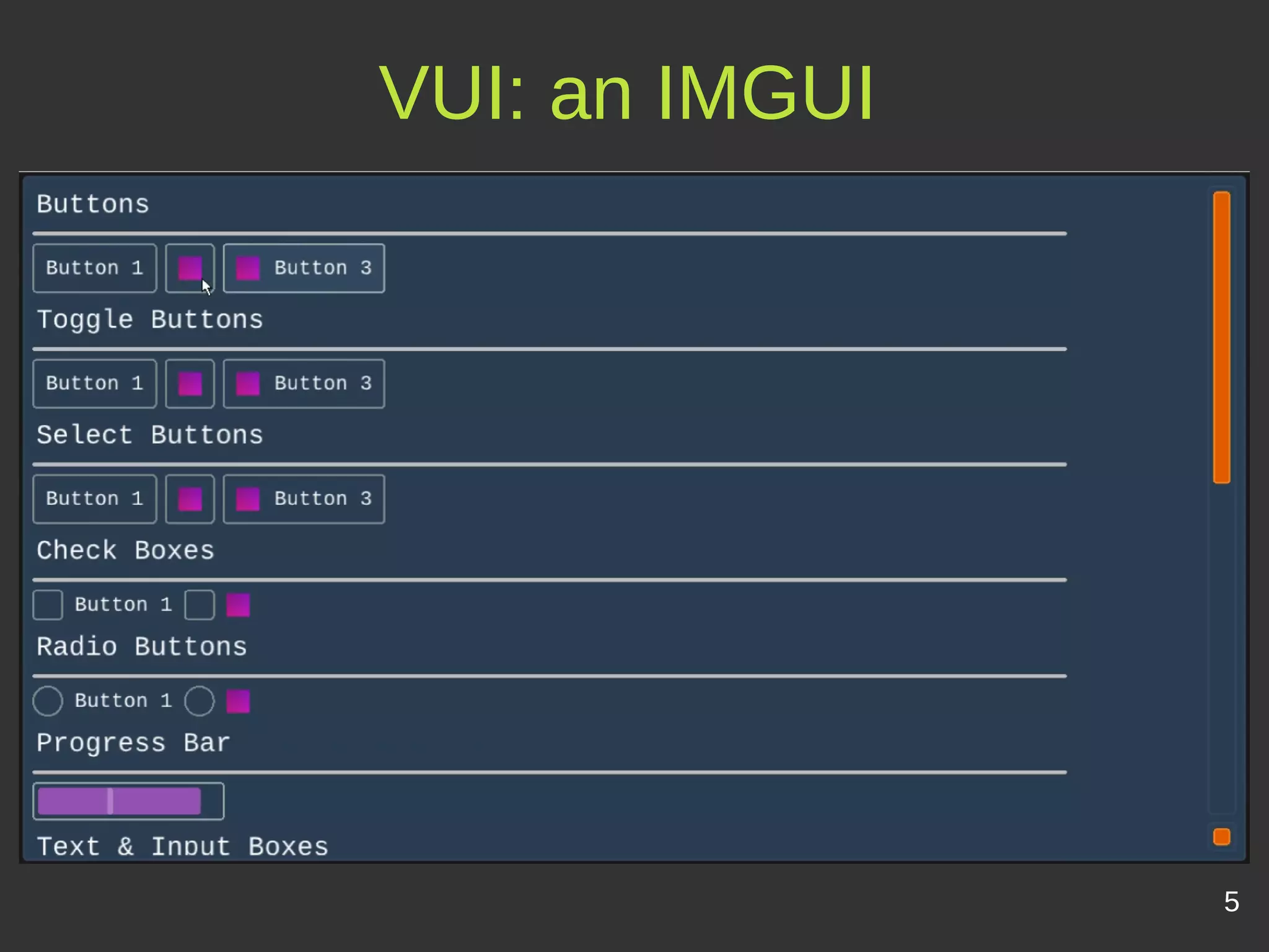 Implementing imgui | PPT