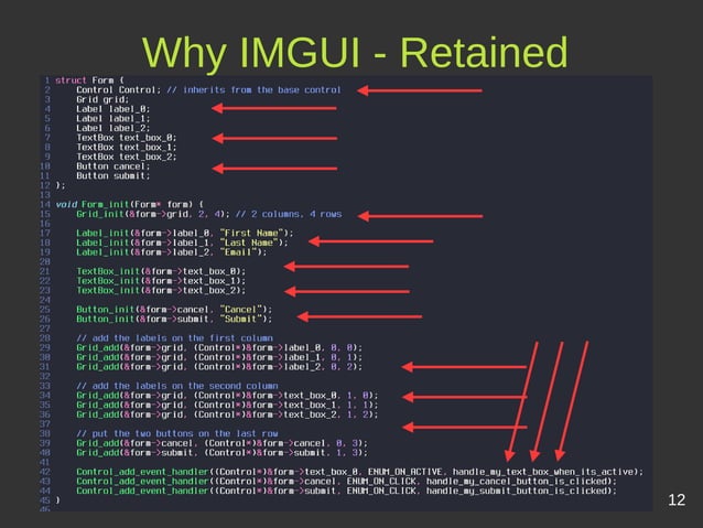 Implementing imgui | PPT