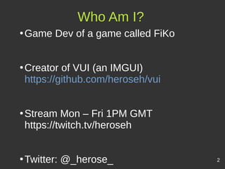 Implementing imgui | PPT