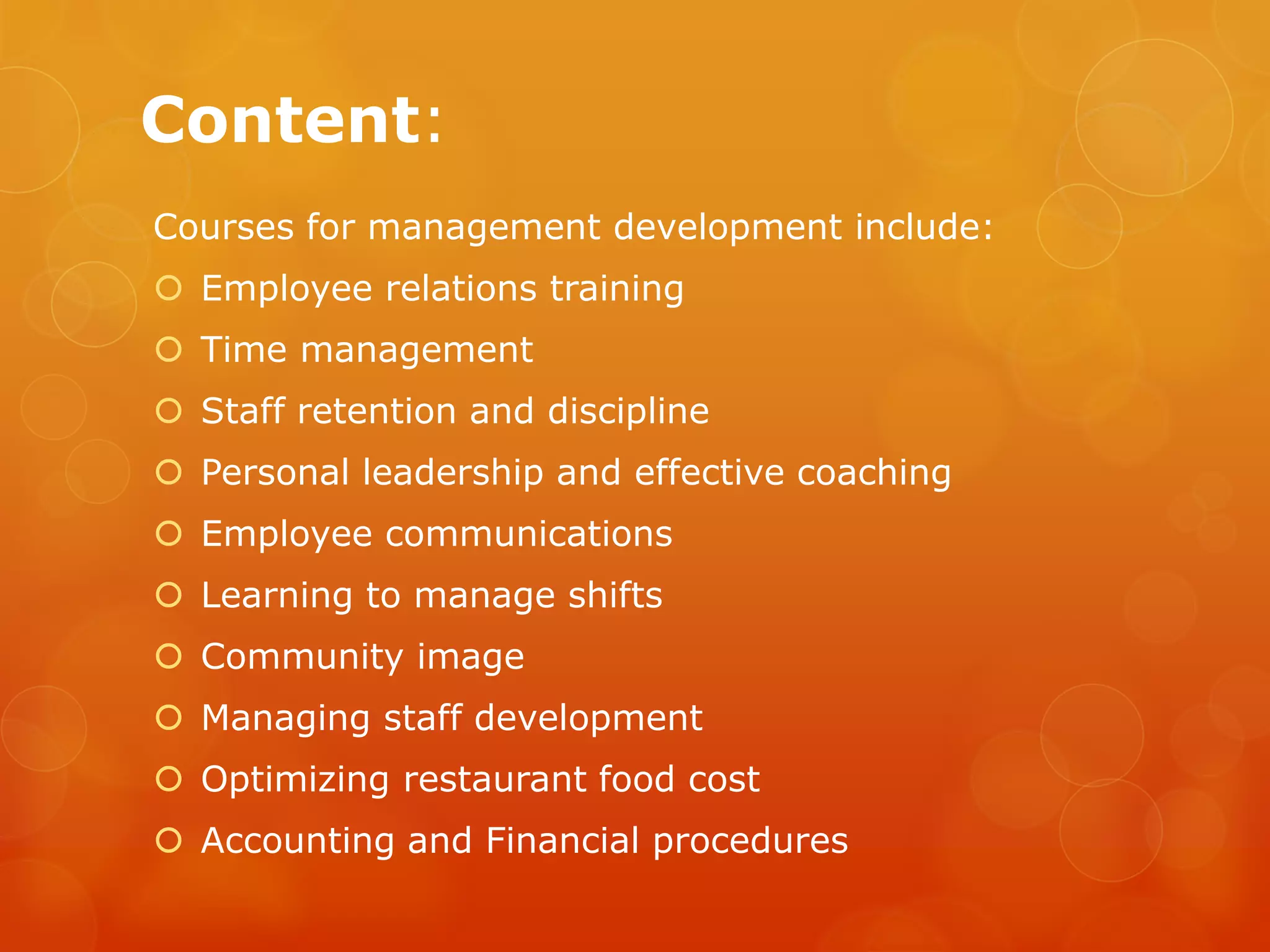 McDonalds Training and Development | PPTX