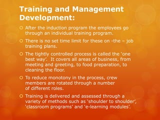 McDonalds Training and Development | PPTX