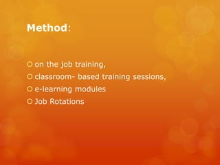 McDonalds Training and Development | PPTX