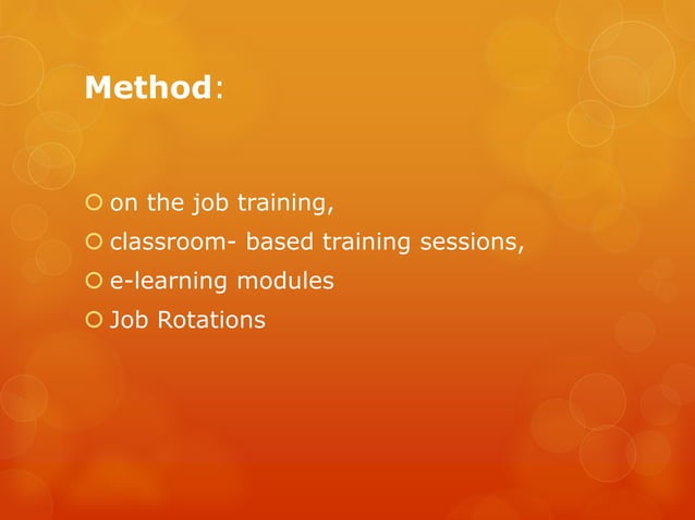 McDonalds Training and Development | PPTX