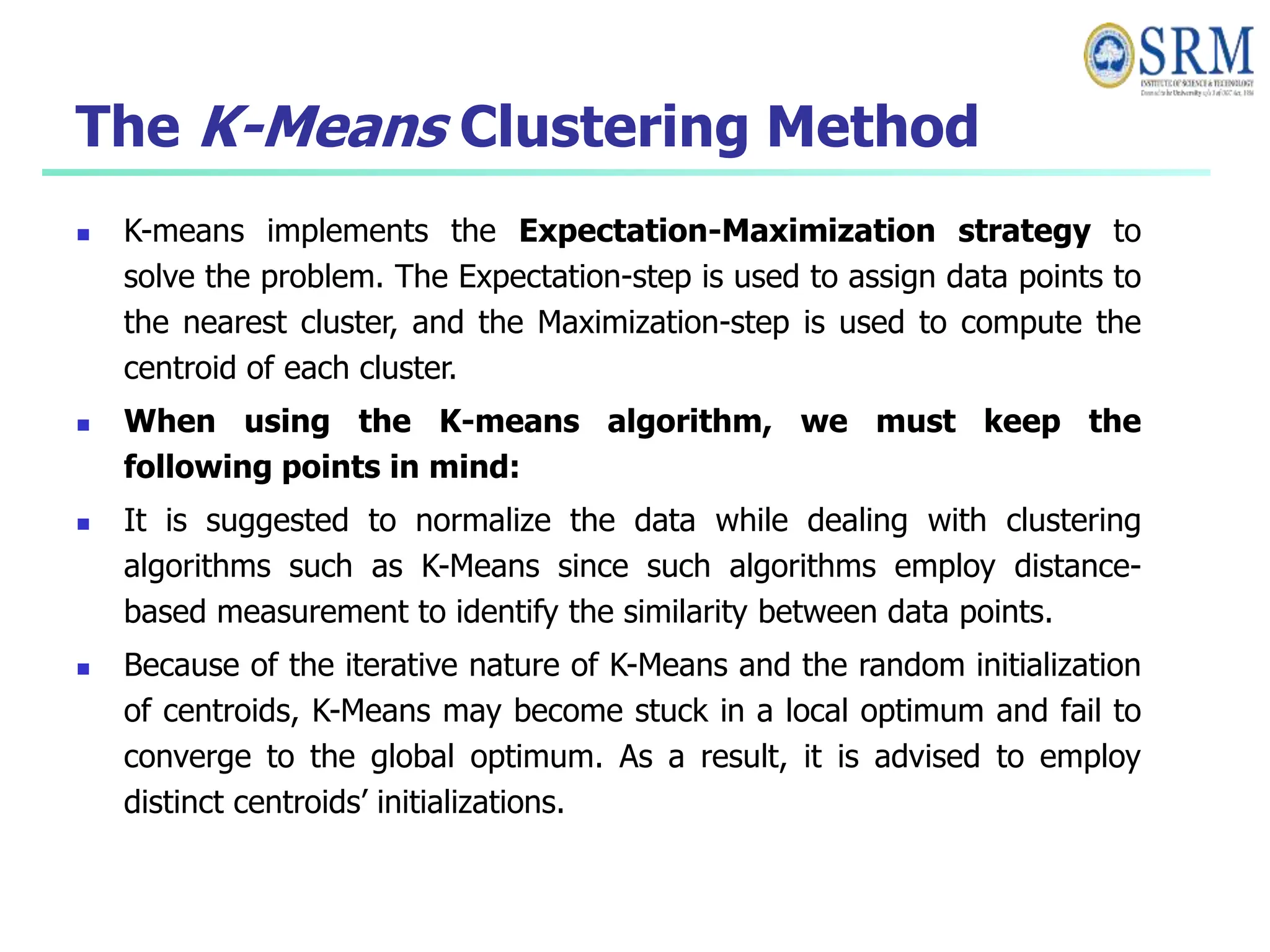Unsupervised Learning Algorithms And Assumptions Ppt