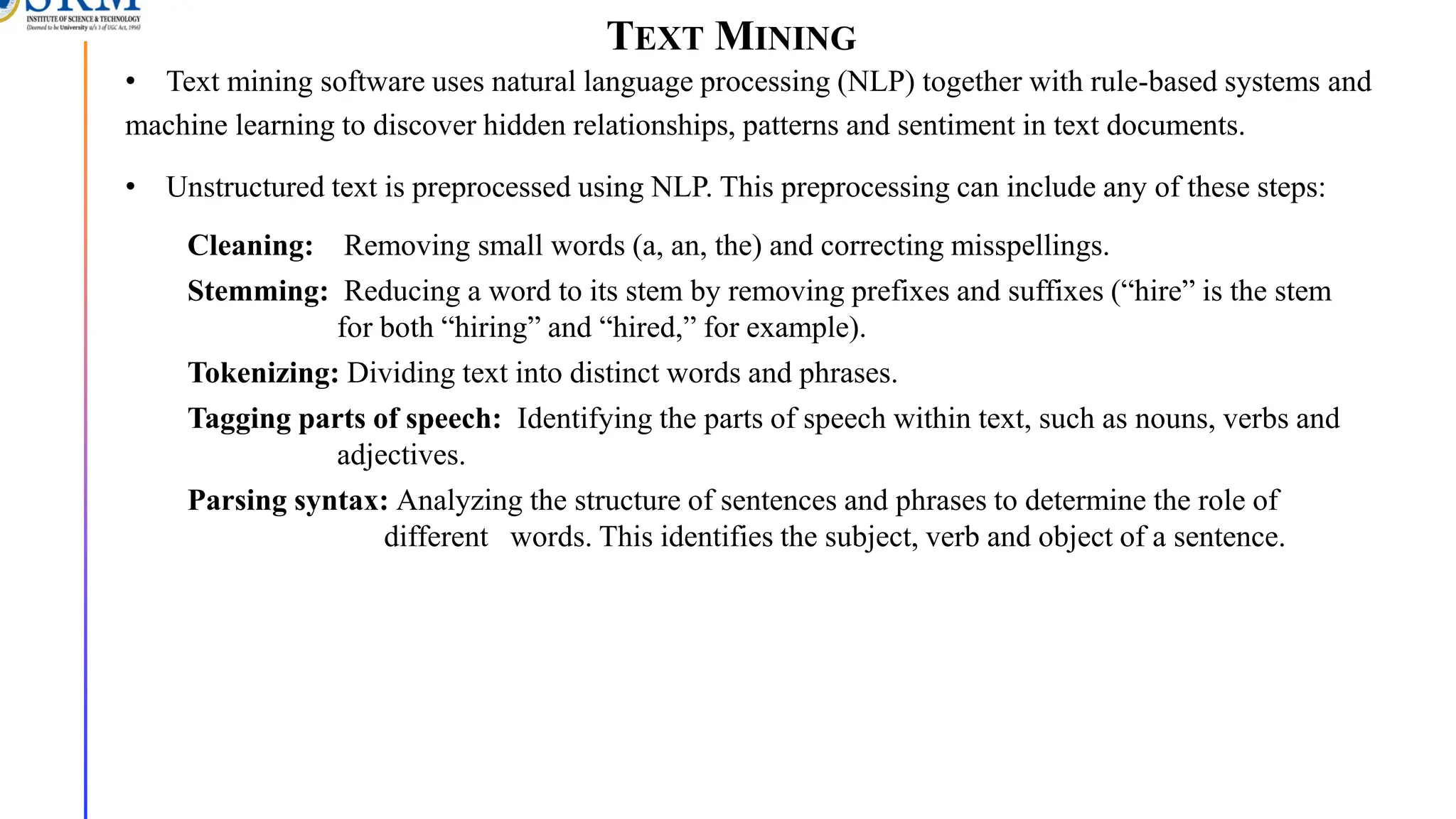 INTRODUCTION TO Natural language processing | PDF
