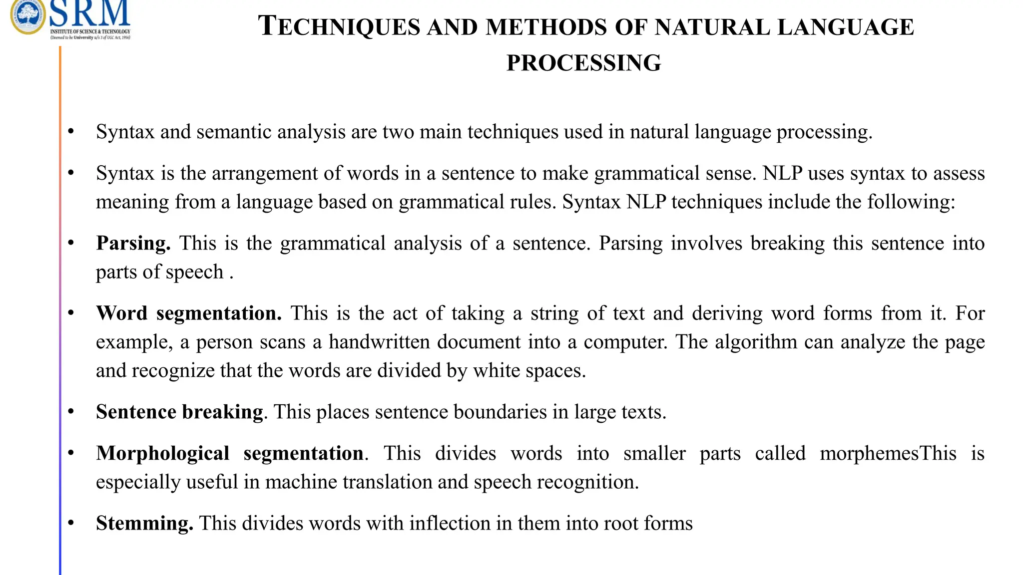 INTRODUCTION TO Natural language processing | PDF