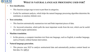 INTRODUCTION TO Natural language processing | PDF