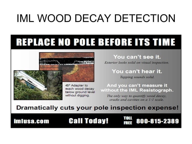Iml Wood Decay Detection | PPT
