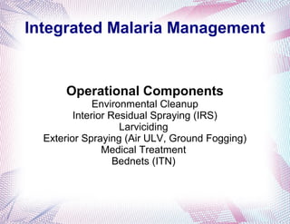 Integrated Malaria Management | ODP