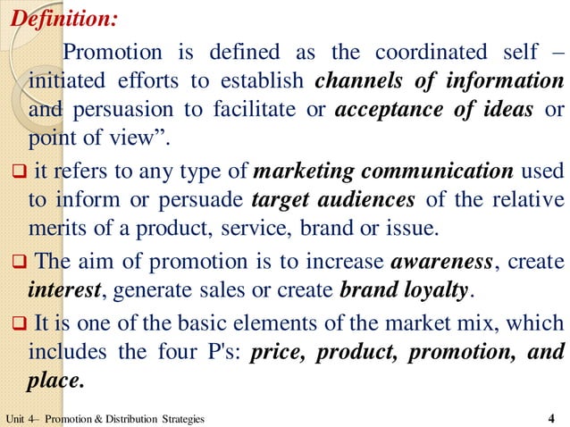 International Marketing Management - Promotion & Distribution ...